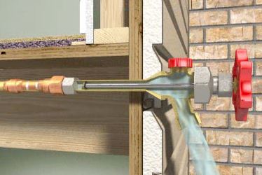 SAVIEZ-VOUS… Les robinets extérieurs doivent être munis d’un antigel